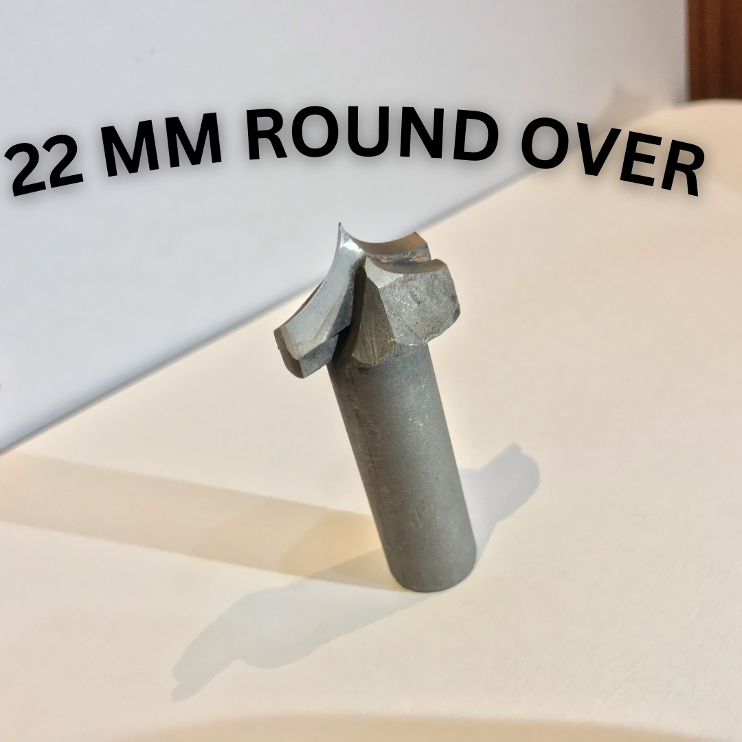 (5 PCS) CARBIDE ROUND OVER 22 MM DIAMETER HALF ROUND FOR CNC ROUTER ...