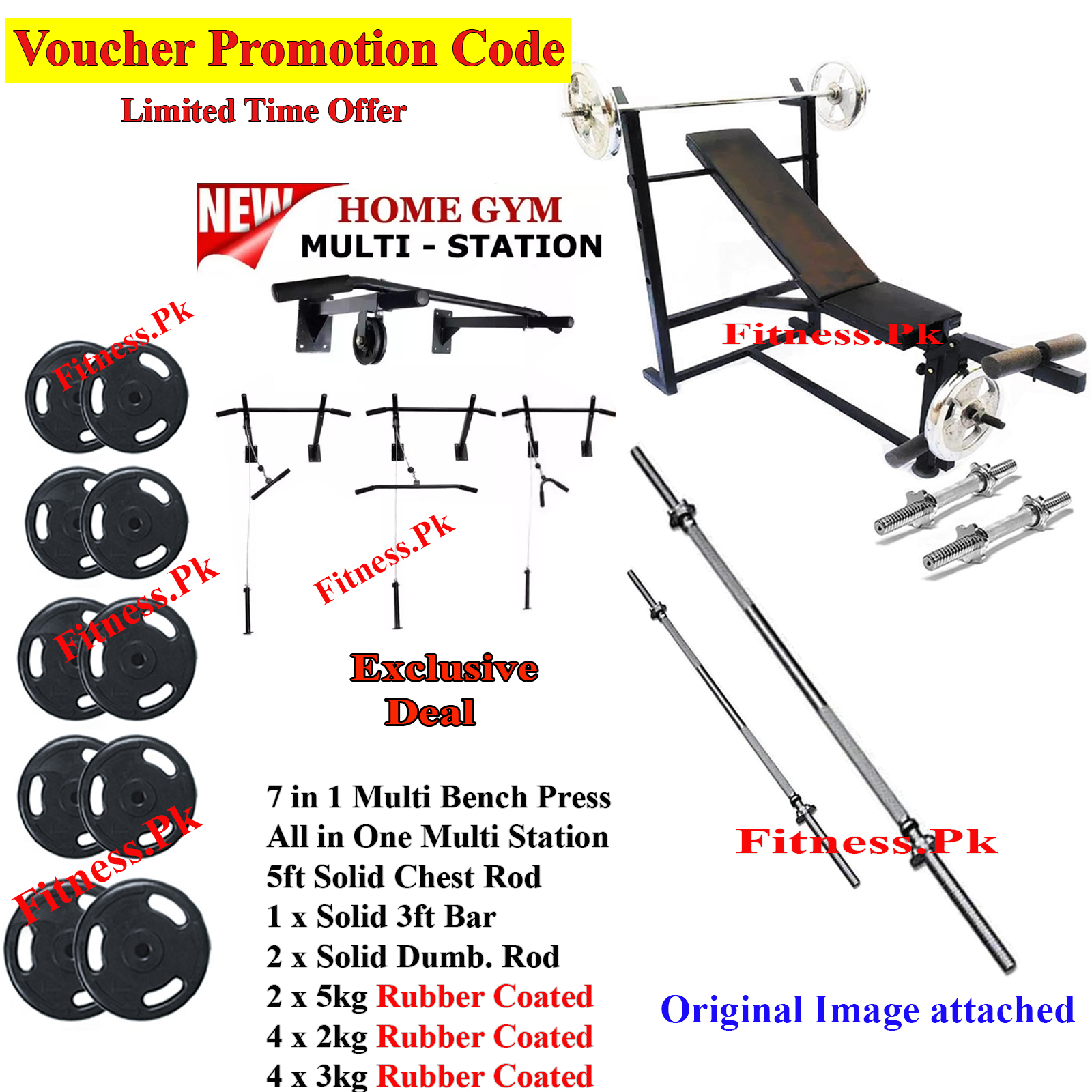 Special Promotion Price 7 in 1 42kg 52kg 54kg Multi Position Chest ...