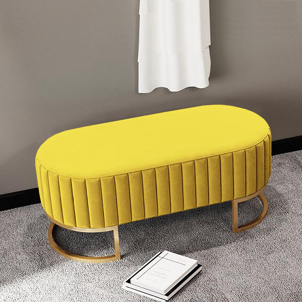 Skyrise 3 seater & 2 Seater Luxury sofa sitting Stool With Metal Stand ...