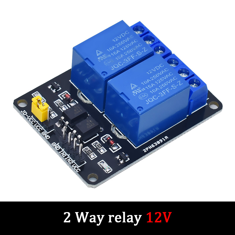 WAVGAT 5V 12V low level trigger 1 2 4 8 16 Channel Relay Module ...