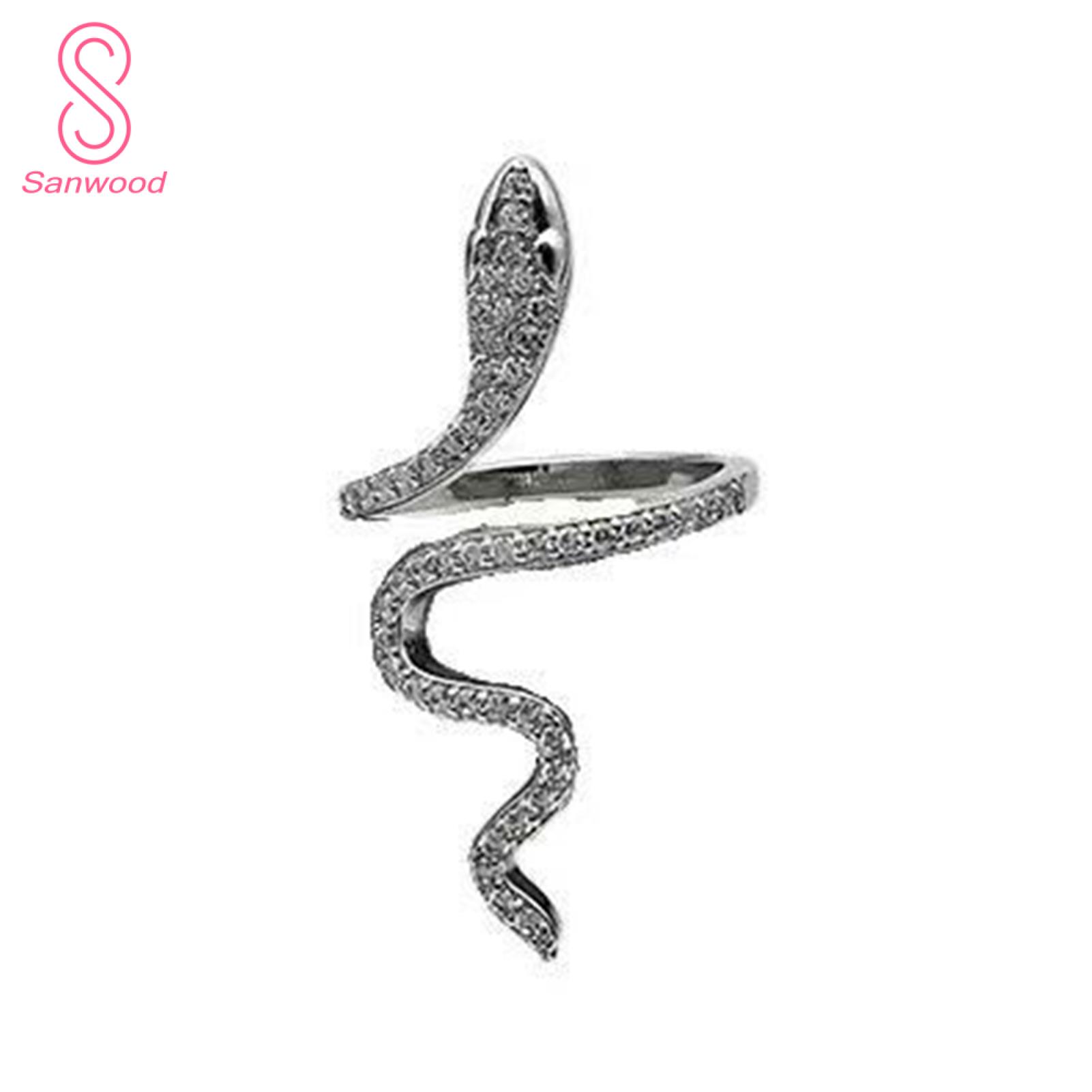 Female Ring Charming Snake Shape Rhinestone Ring | Daraz.pk