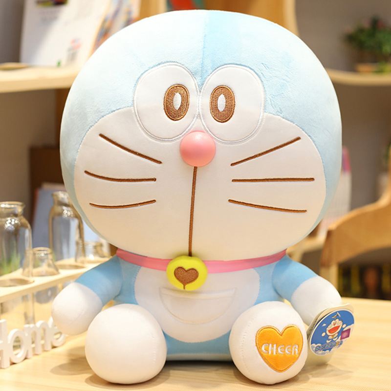 Doraemon doll jingle cat doll big doll robot cat plush toy blue fat man ...