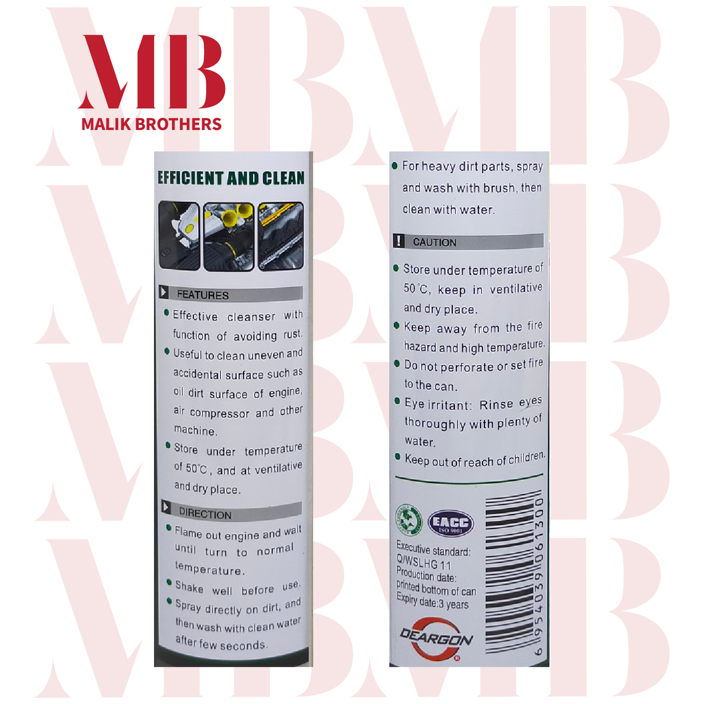 Deargon Engine Cleaner Engine Degreaser Foam Spray 650ml | Daraz.pk