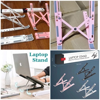 Laptop stand / Tablet Stand portable Multicolor p1 | Daraz.pk