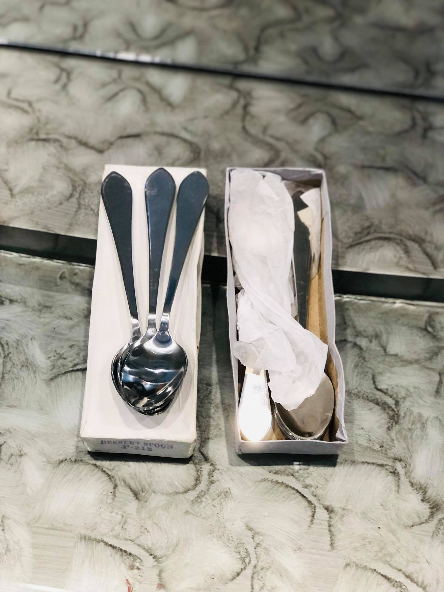 Spoons Dinner / Desert- Khana Khany waly Chamach - Stainless Steel Fork ...