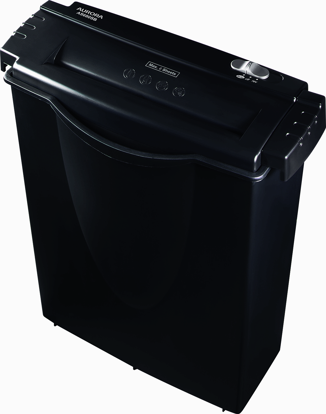 Aurora AS-680SB paper Shredder, 6 sheets Strip cut Shredder (6mm) with ...