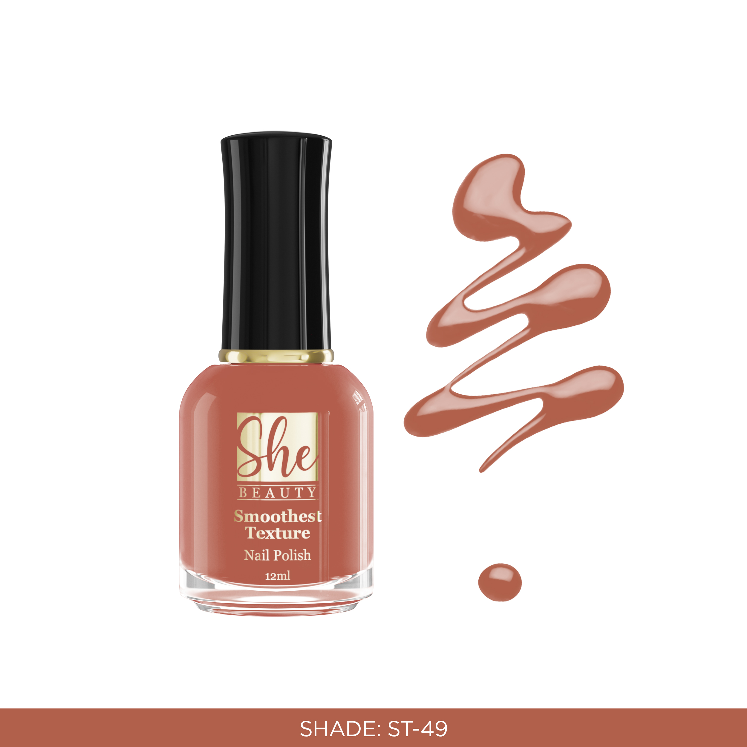 Nail Polish - Smoothest Texture by She Beauty - Shade ST-49 | Daraz.pk