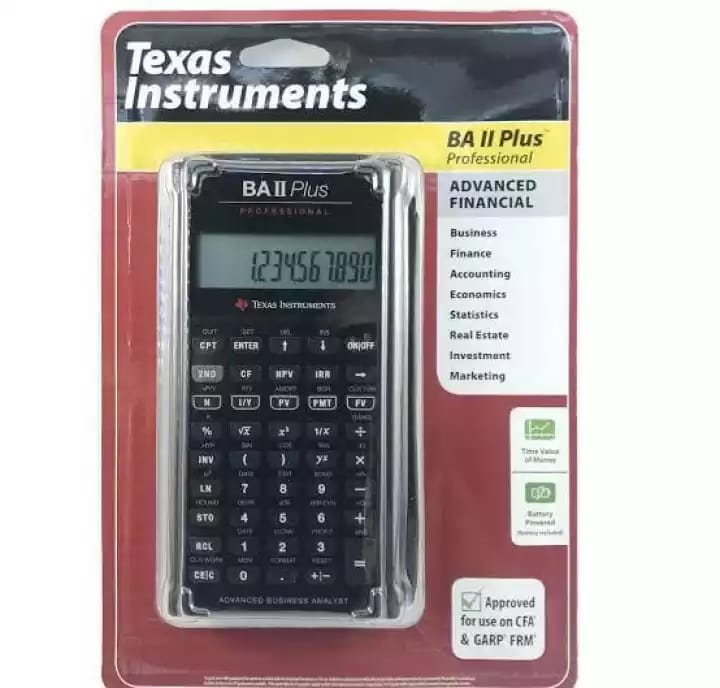 BA II Plus PROFESSIONAL TEXAS INSTRUMENTAL 100 % ORIGNAL | Daraz.pk