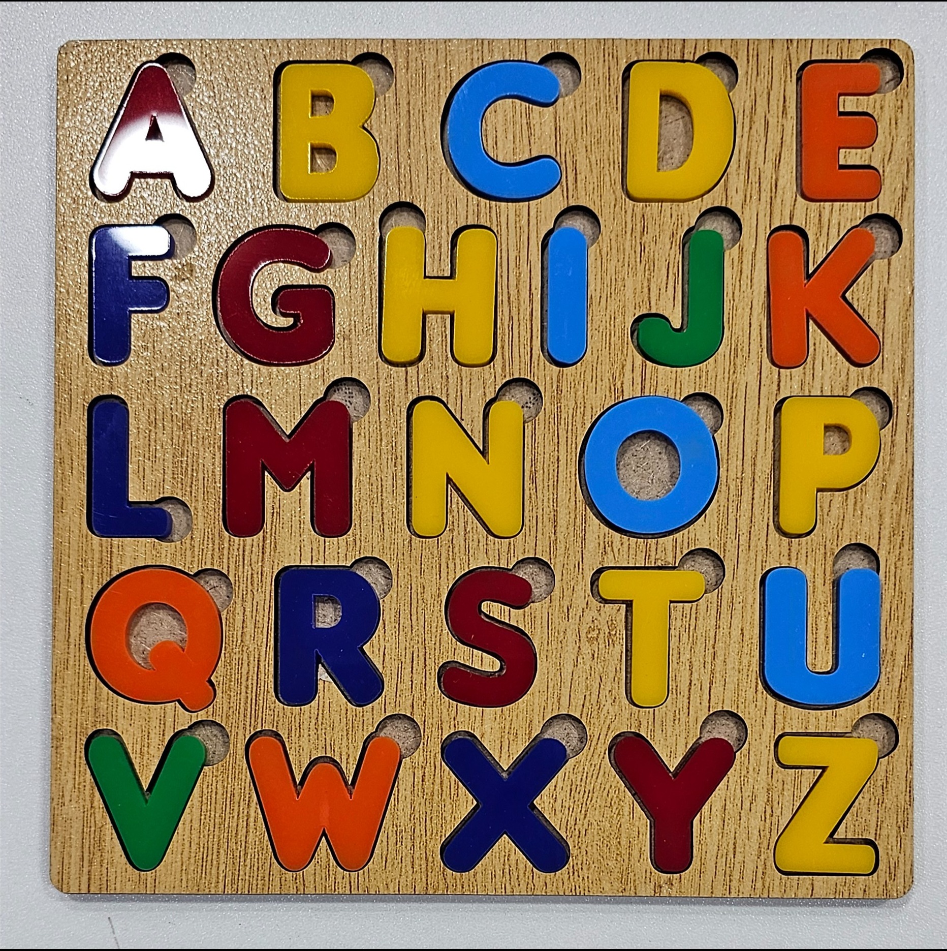 ABC| Puzzle Board Wooden And acrylic ABCD Early Childhood English ...