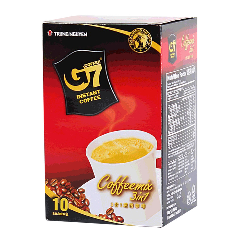 Vietnam imported Central Plains g7 coffee instant original flavor 3-in-1 coffee powder original ...
