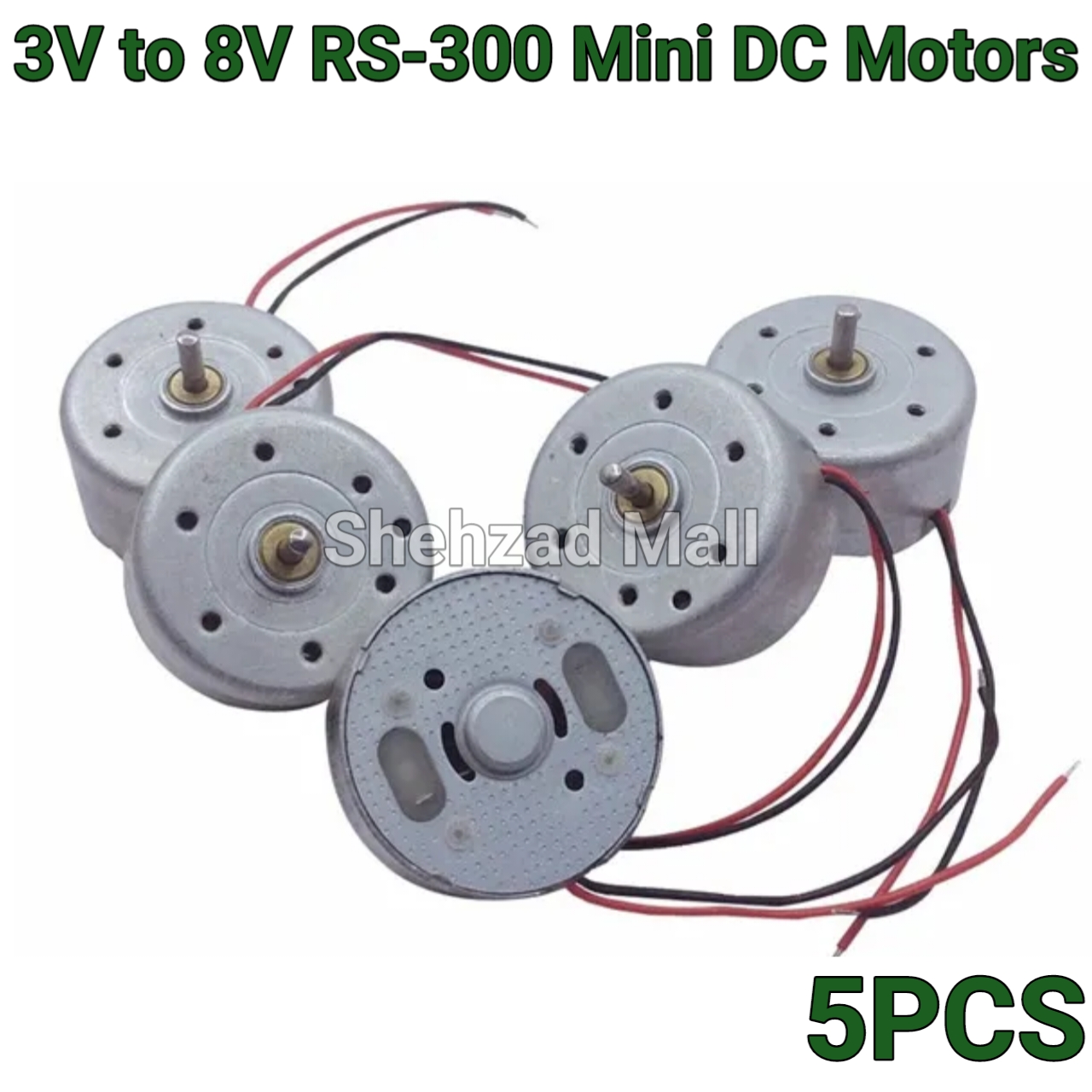 5/10PCS R300C 3V to 8V 3500RPM Mini DC Motor For Small Fan With Wire ...