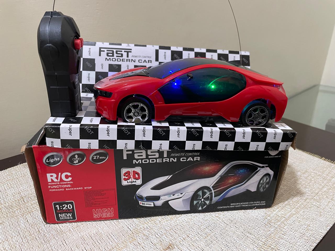 Remote Control High Speed Racing Car with Stylish Looks, Two Functions ...