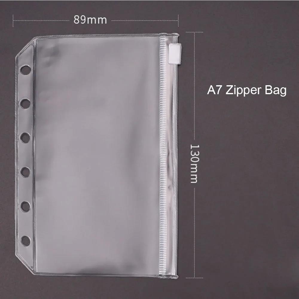 2024 Transparent PVC Storage Card Holder For A5 Personal A7 Binder ...