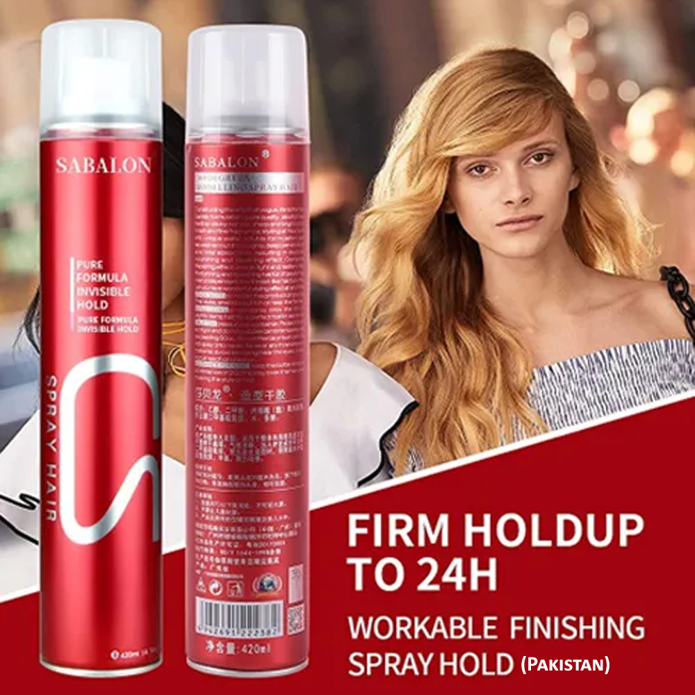 Red Sablon Hair Spray 420 Ml / Sablon Hair Fixer Spray. | Daraz.pk