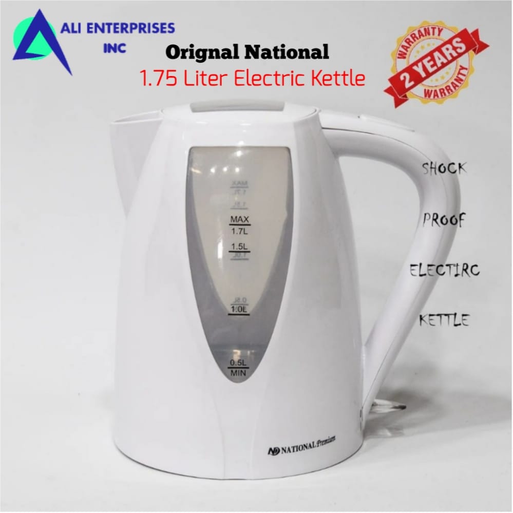NATIONAL ELECTRIC KETTLE 2 LITER CAPACITY - AUTOMATIC AUTO SHUT OFF ...