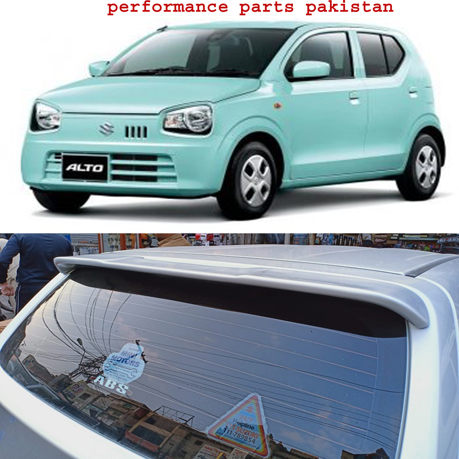 Suzuki Alto 660cc dagi spoiler white colour | Daraz.pk