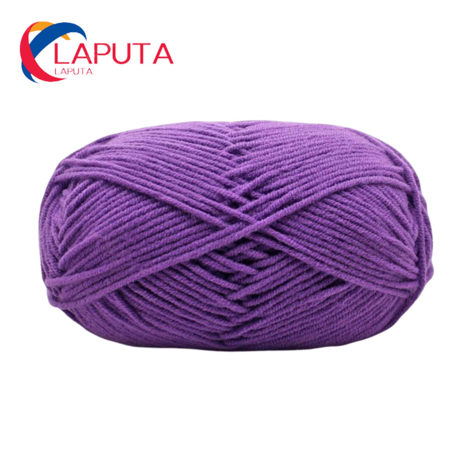 Woollen Yarn Professional 4Ply Milk Cotton Thickness Line Crochet Yarn ...