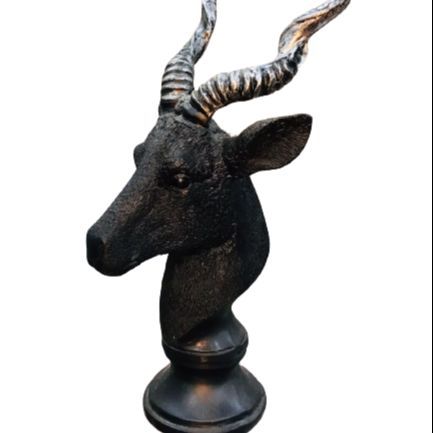 Resin Roaming Markhor Statue Showpiece | Home & Office Decoration Piece ...