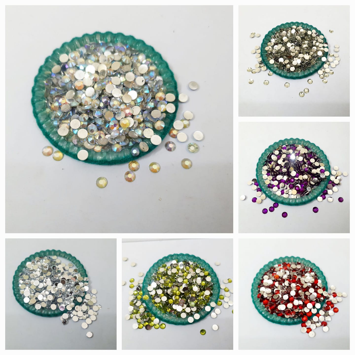 200 Pcs Resin Back Non Hotfix Rhinestone For Clothes Decoration Crafts ...
