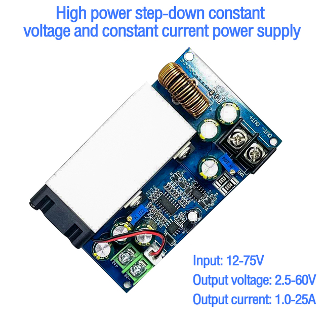 High Power Dc 12-75v 600w Adjustable Step Down Buck Converter Power Supply Module Power Supply ...