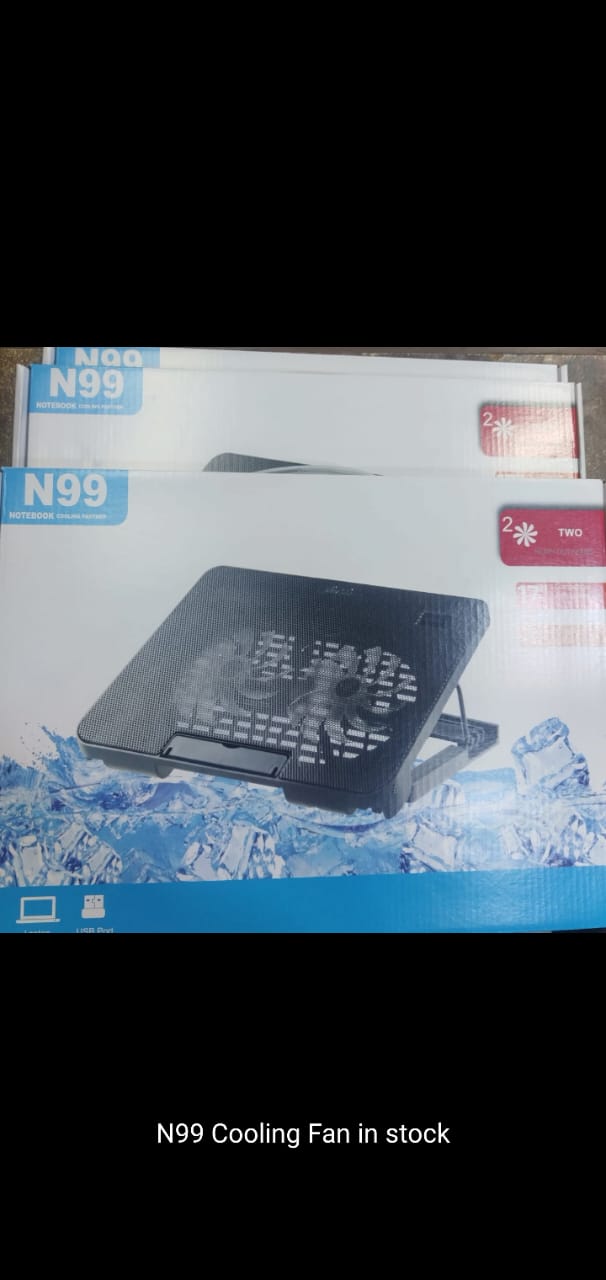 N99 Laptop Cooler Cooling Pad 2 Fans Cooling Pad Silent Laptop Stand ...