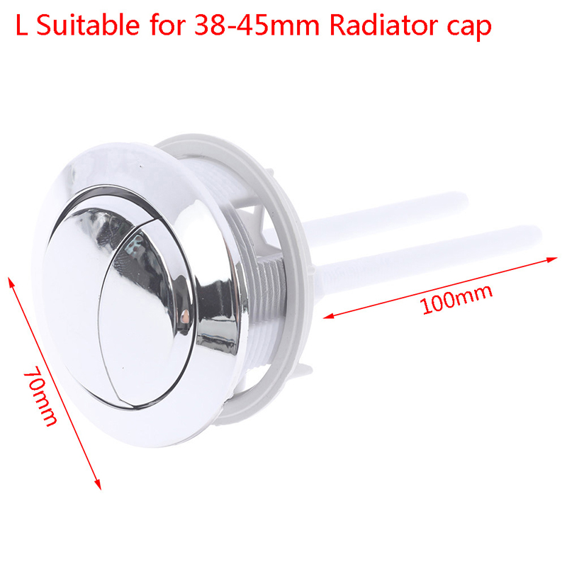 1pc Dual Flush Toilet Tank Button Round Shape Toilet Push Dual Flush ...