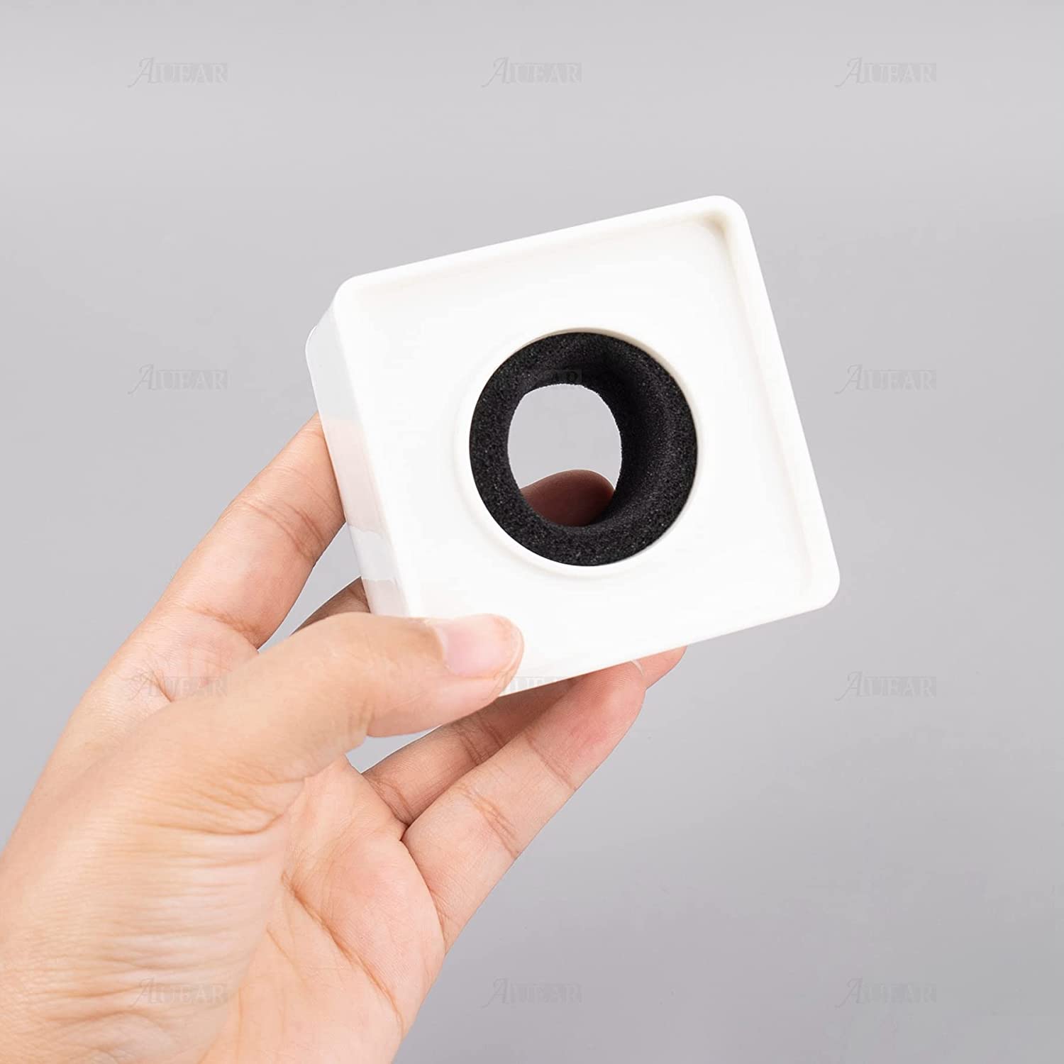 Portable ABS Injection Molding Square Cube Shaped Interview Mic ...