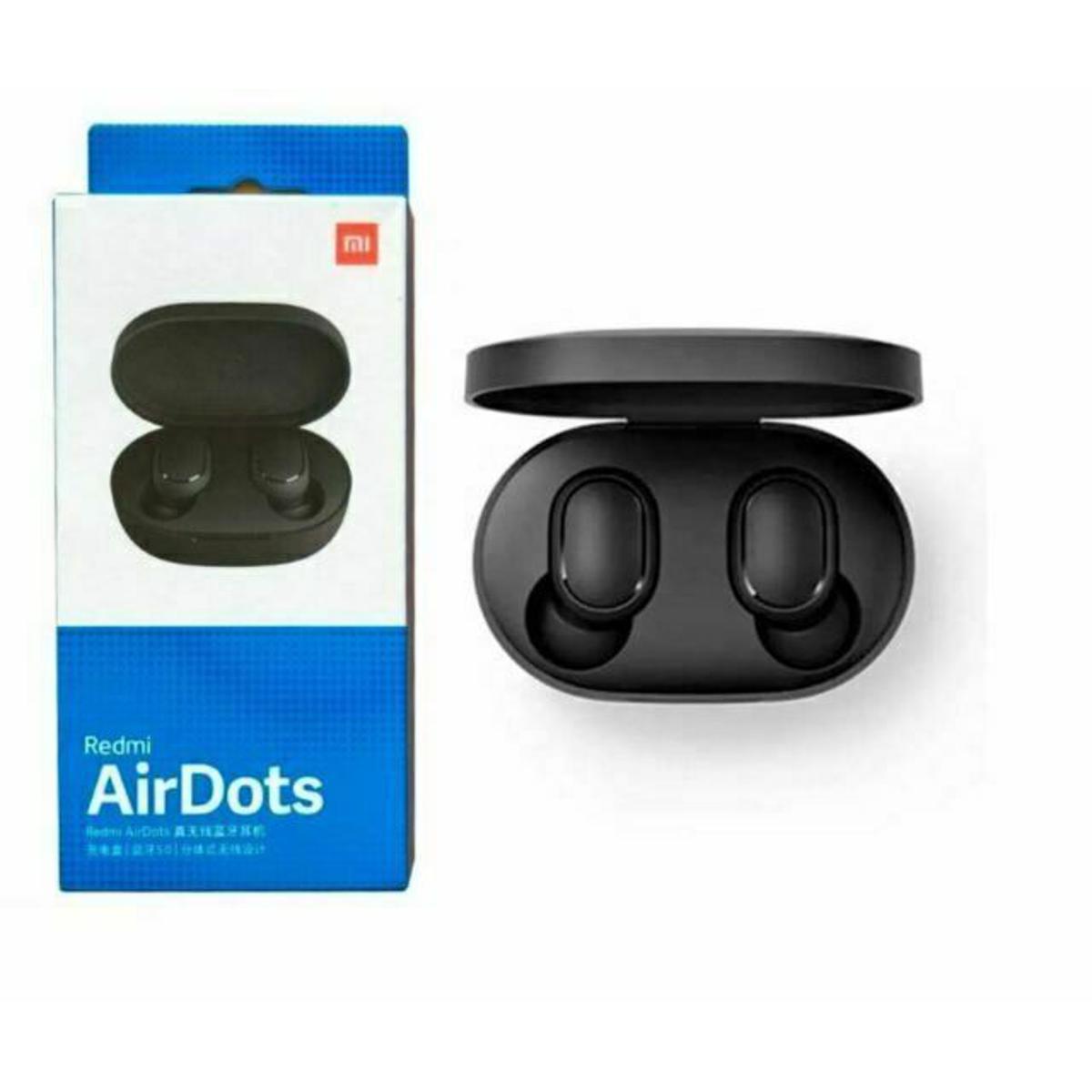 Xiaomi Mi Redmi Airdots Bluetooth Wireless Ear Buds - Black | Daraz.pk