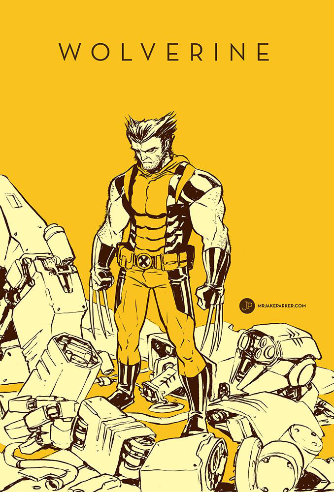 The Wolverine X-Men by the Marvel MCU Multiverse Fan Posters Vinyl ...