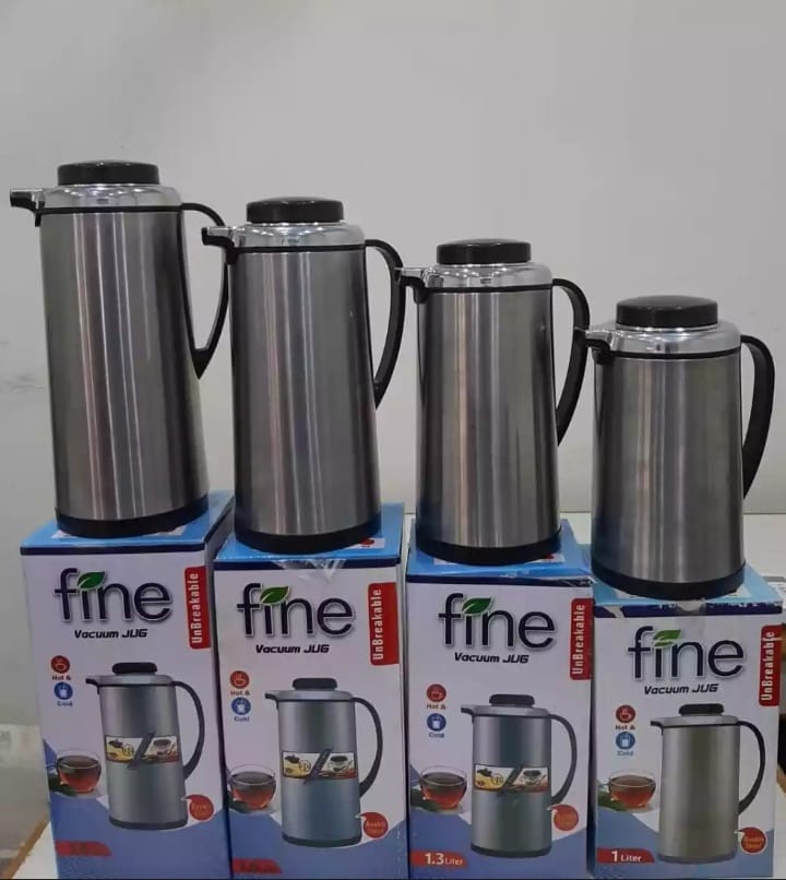 Double Steel Tea Thermos | Vacuum Flask insulated Steel | Hot & Cool ...