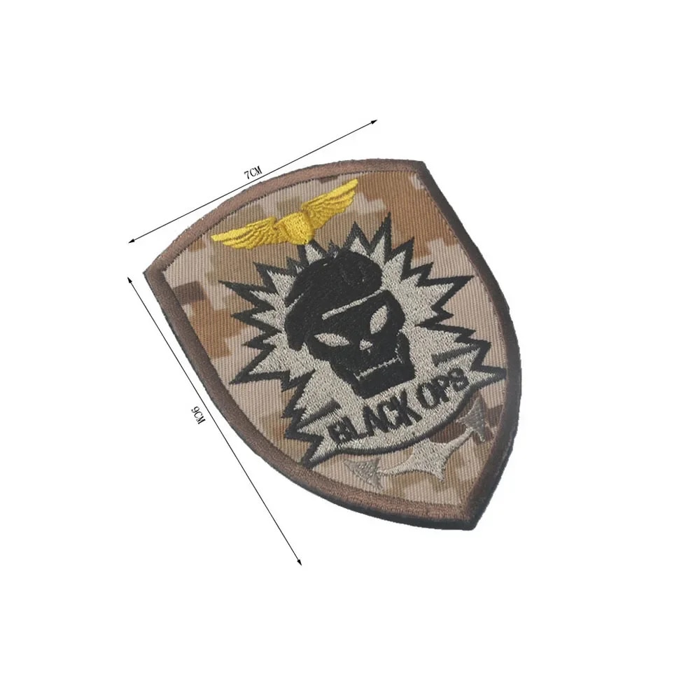 Bargain price Call of Duty Patches on Clothes Ghost Mask Embroidered ...