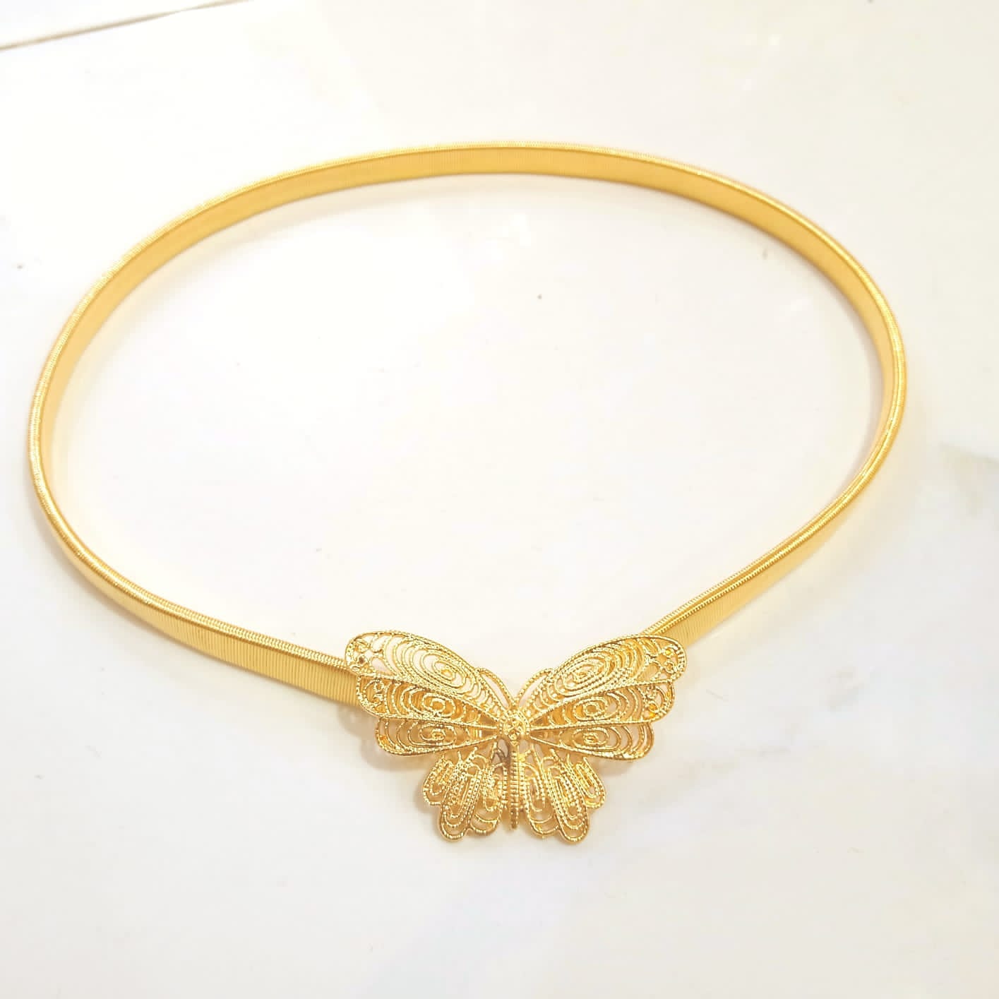 Women Metal Vintage Belt Leaf Fashion Stylish Golden/Silver Leaves ...