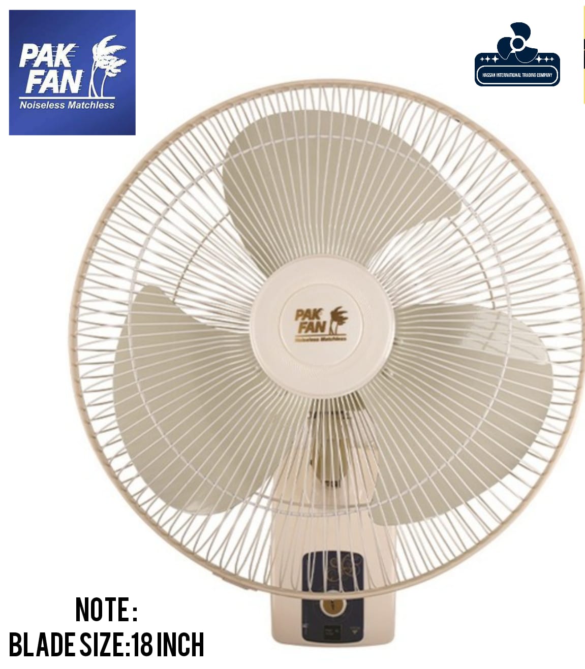 Pak Fan Wall Bracket 18 Inch Manual control Pure copper wire | Daraz.pk