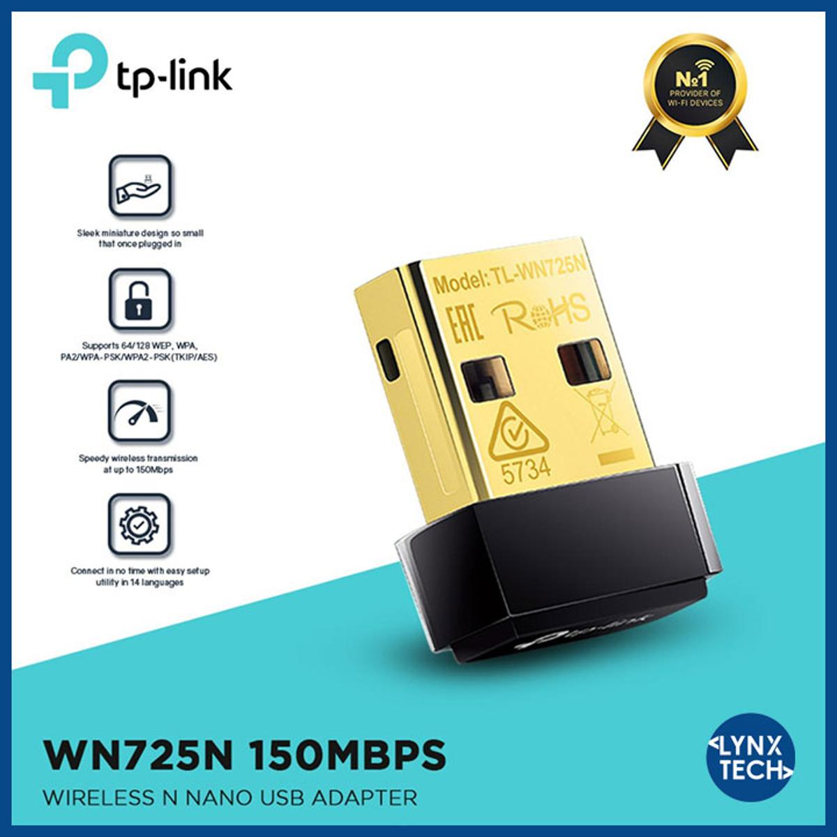TP-Link TL-WN725N Wireless N Nano USB Adapter V3 (150Mbps) | Daraz.pk