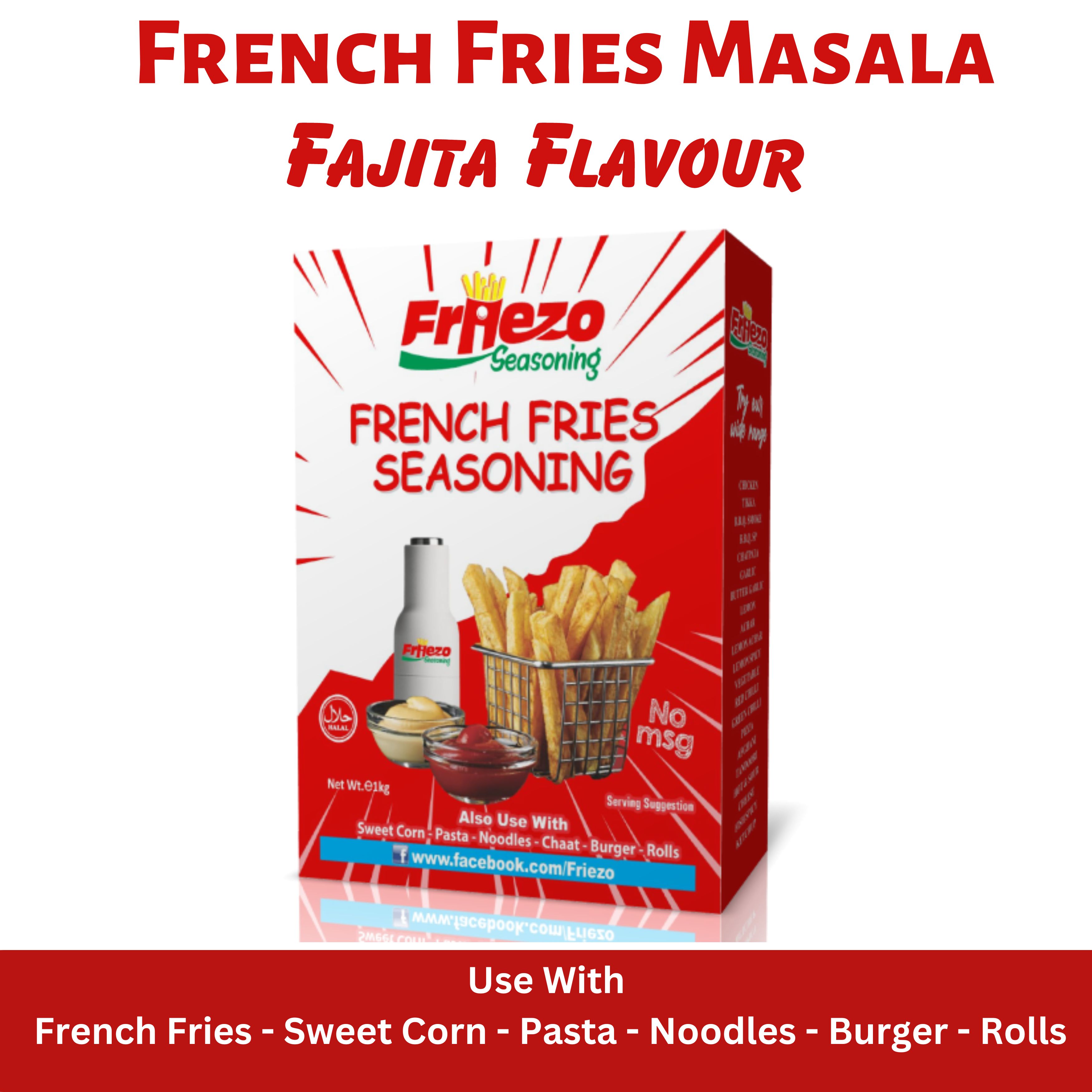 French Fries Masala Fajita Flavour 50g Box | Daraz.pk