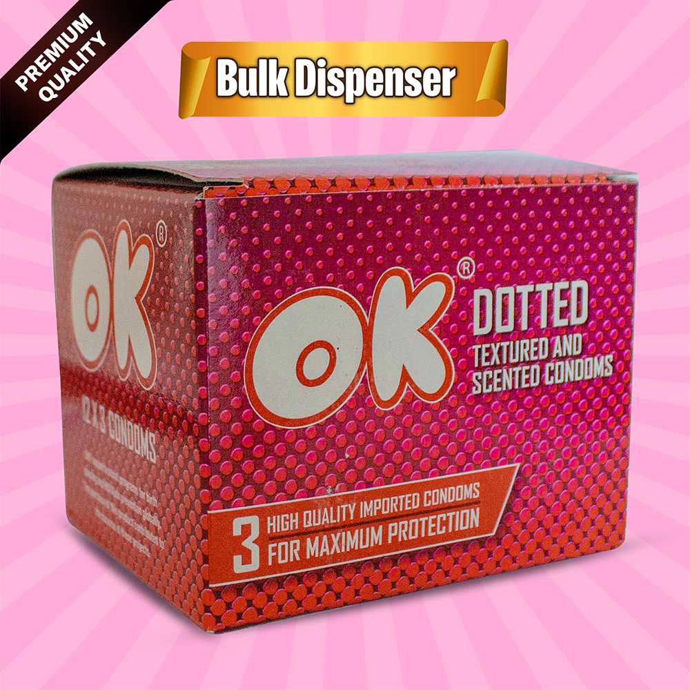 OK Condom - Dotted Bulk Dispenser | Daraz.pk