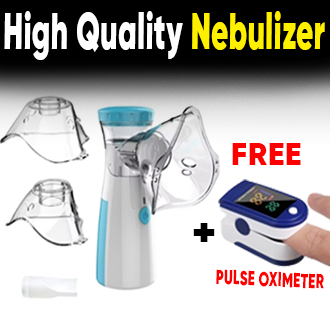 Portable Mesh Nebulizer-Rechargeable- hand held nebulizer + FREE ...