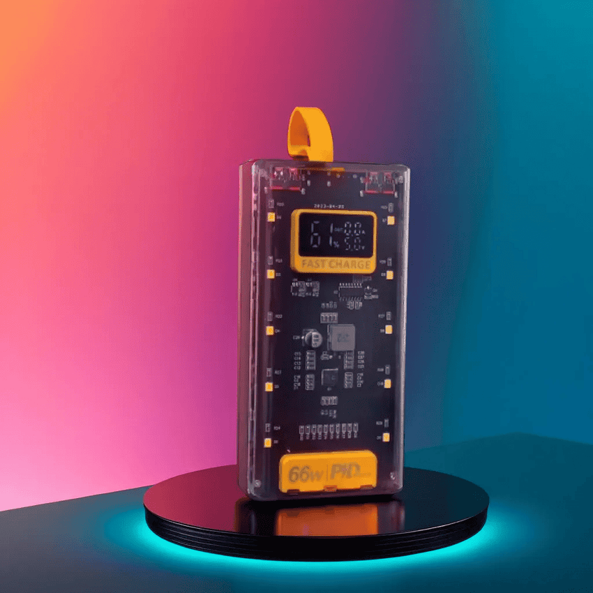 PD Power Bank 20,000mah with LED Lights upto 120 watts Turbo Charging ...