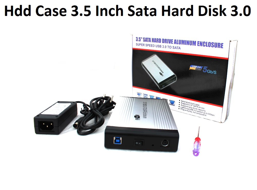HDD Case 3.5 Inch SATA Hard Disk 3.0 PC Computer Hard Disk Drive Case ...