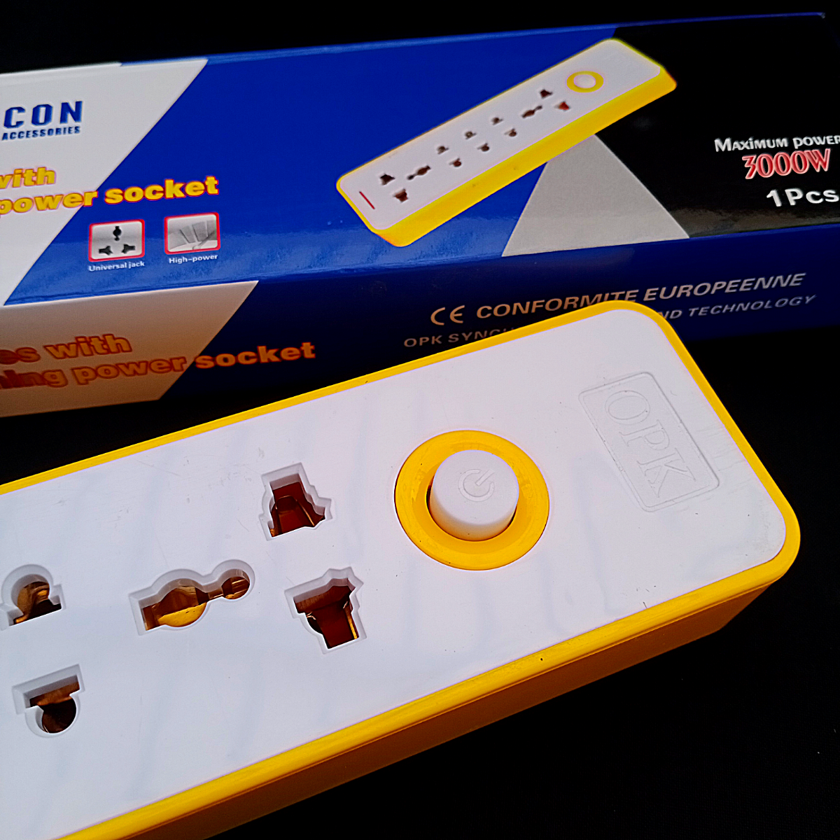 High Quality Extension Board Multiple EU/UK Sockets with Power on/off ...