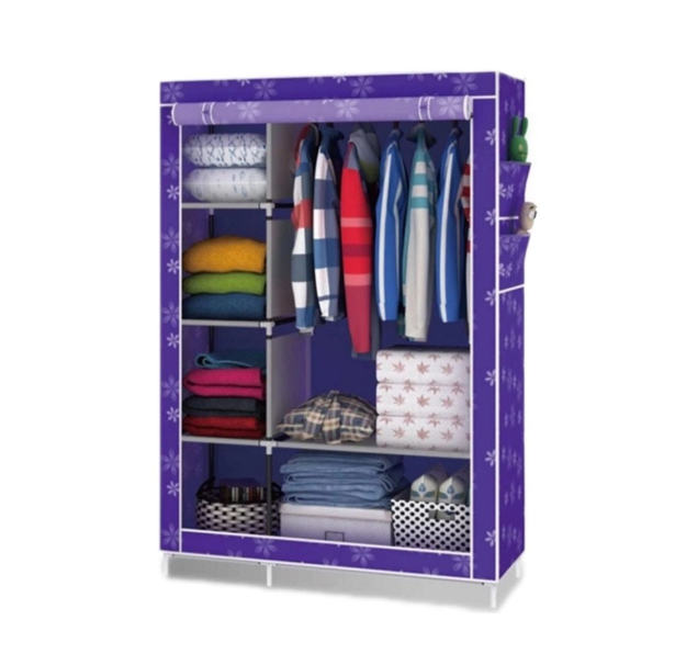 NT-105 Storage Wardrobe Foldable and Movable Cloth/Fabric Wardrobe ...