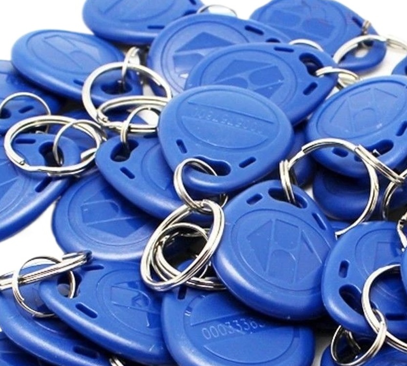 RFID Key Tags - Fob - Keychain 125khz Key-fobs Access Control ...