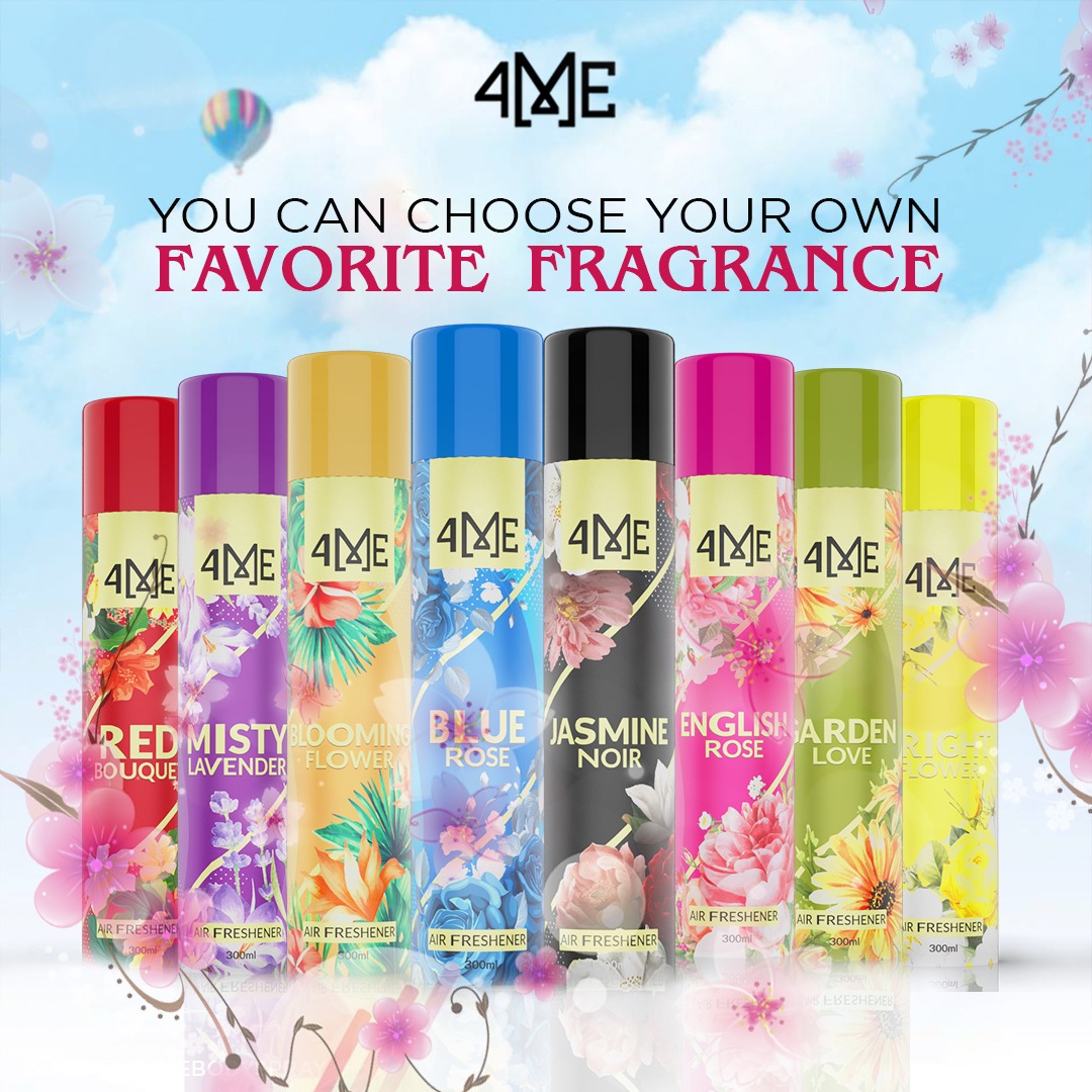 4ME Air Freshener Room Spray Freshener -300ML | Daraz.pk