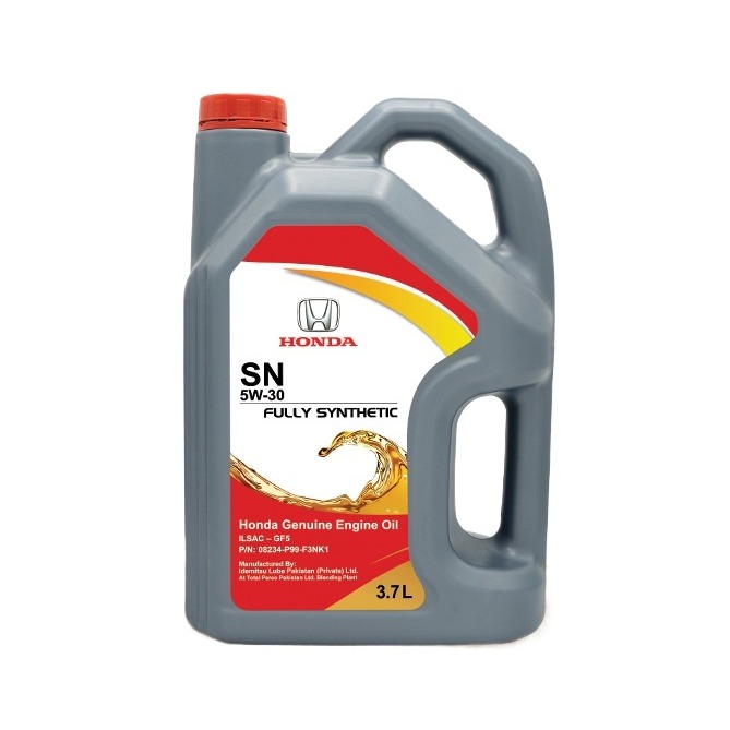 Honda Genuine Engine Oil 5W-30 SN- 3.7L NEW BOTTLE FULLY SYNTHETIC ...