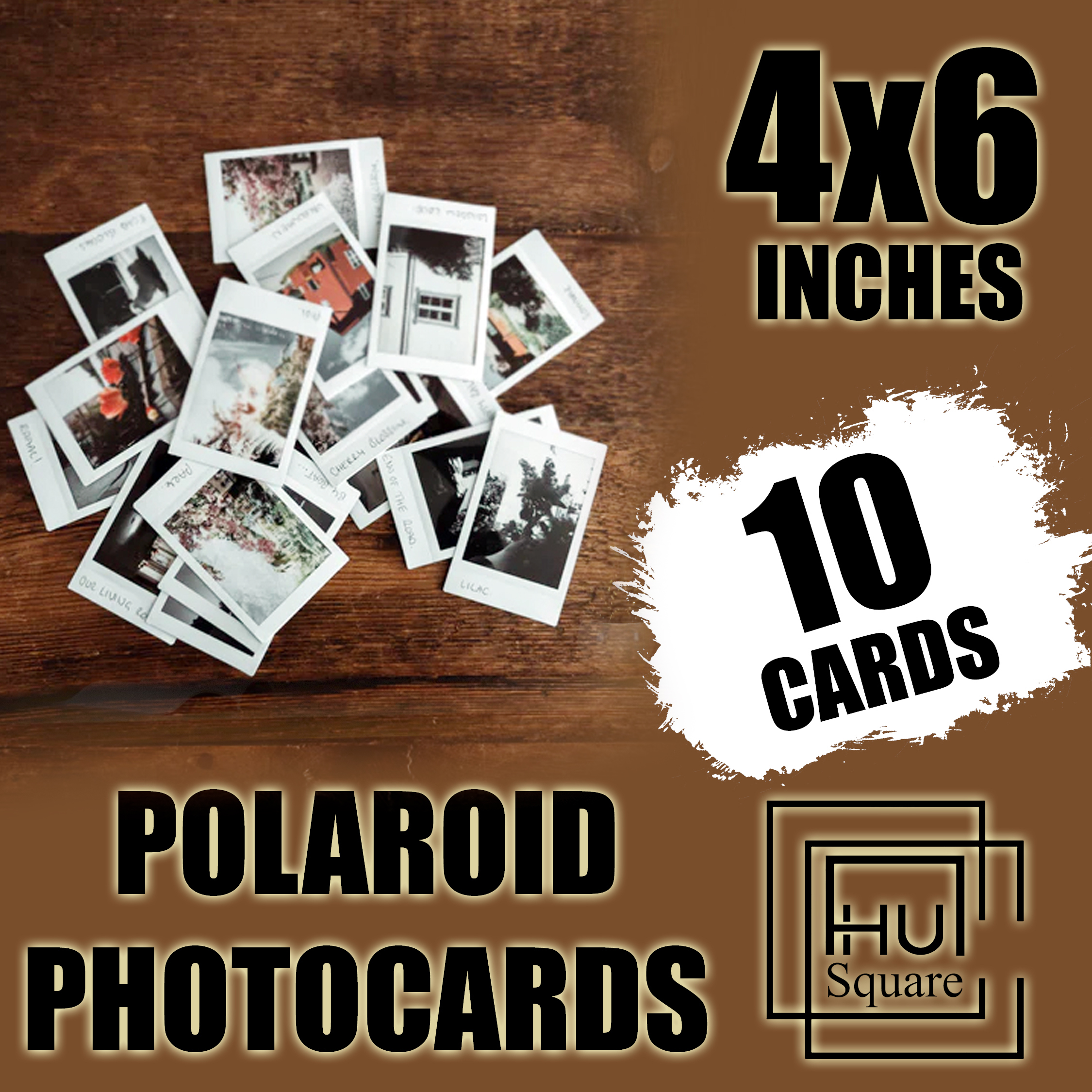 Customize Polaroid Photo Cards For Wall Decor Size 4x6 Inches | Daraz.pk