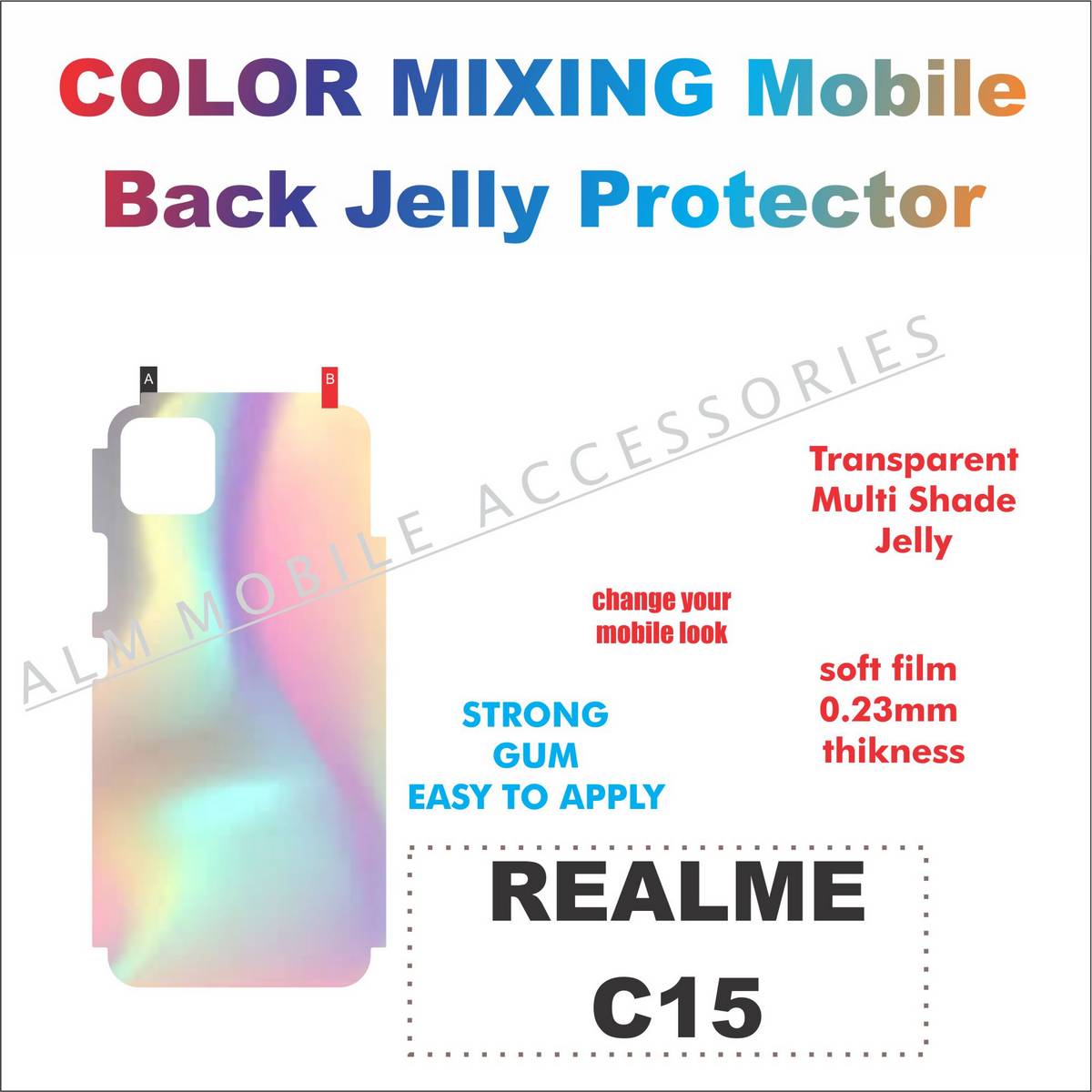 REAL.ME C15 COLOR MIXING BACK JELLY PROTECTOR | Daraz.pk
