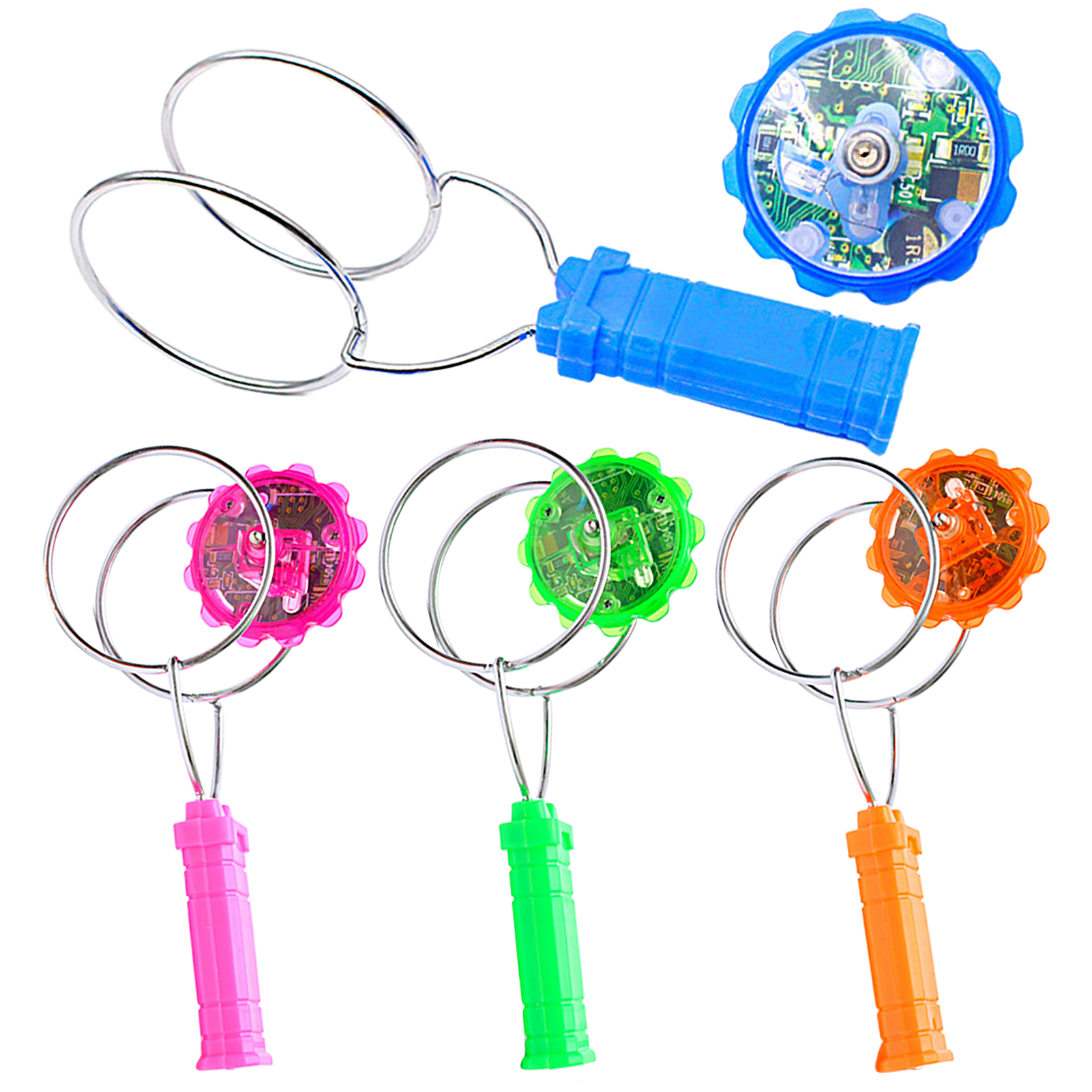 Childrenworld Spinning Gyro Spinning Round Rail LED Gyro Wheel | Daraz.pk