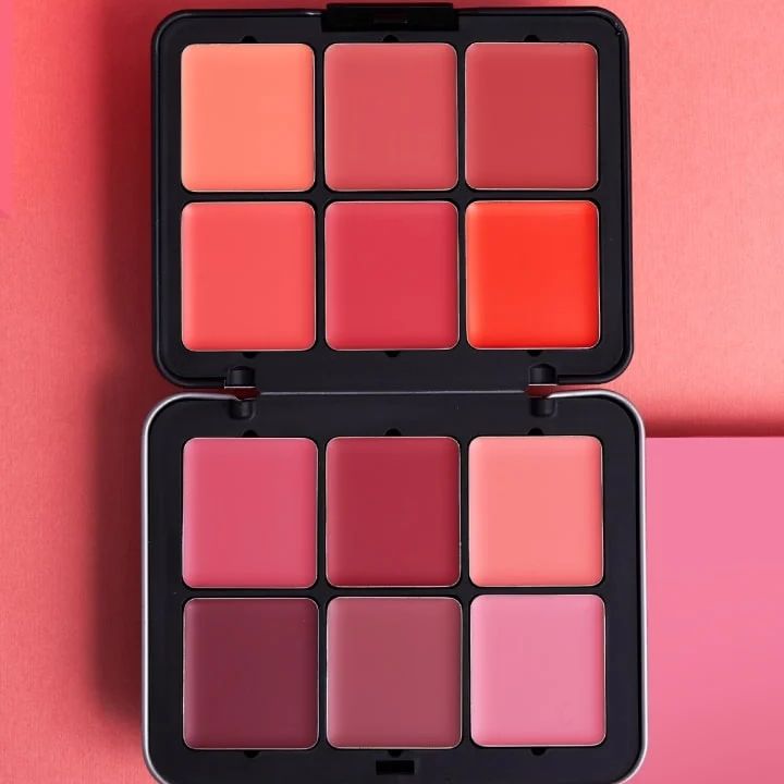 Professional 12 Color Ultra HD Blush on Palette Kit Cream Blush for Lip ...