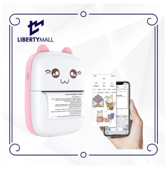 Mini Printer Portable, Pocket Thermal Printer, Bluetooth Wireless Smart ...