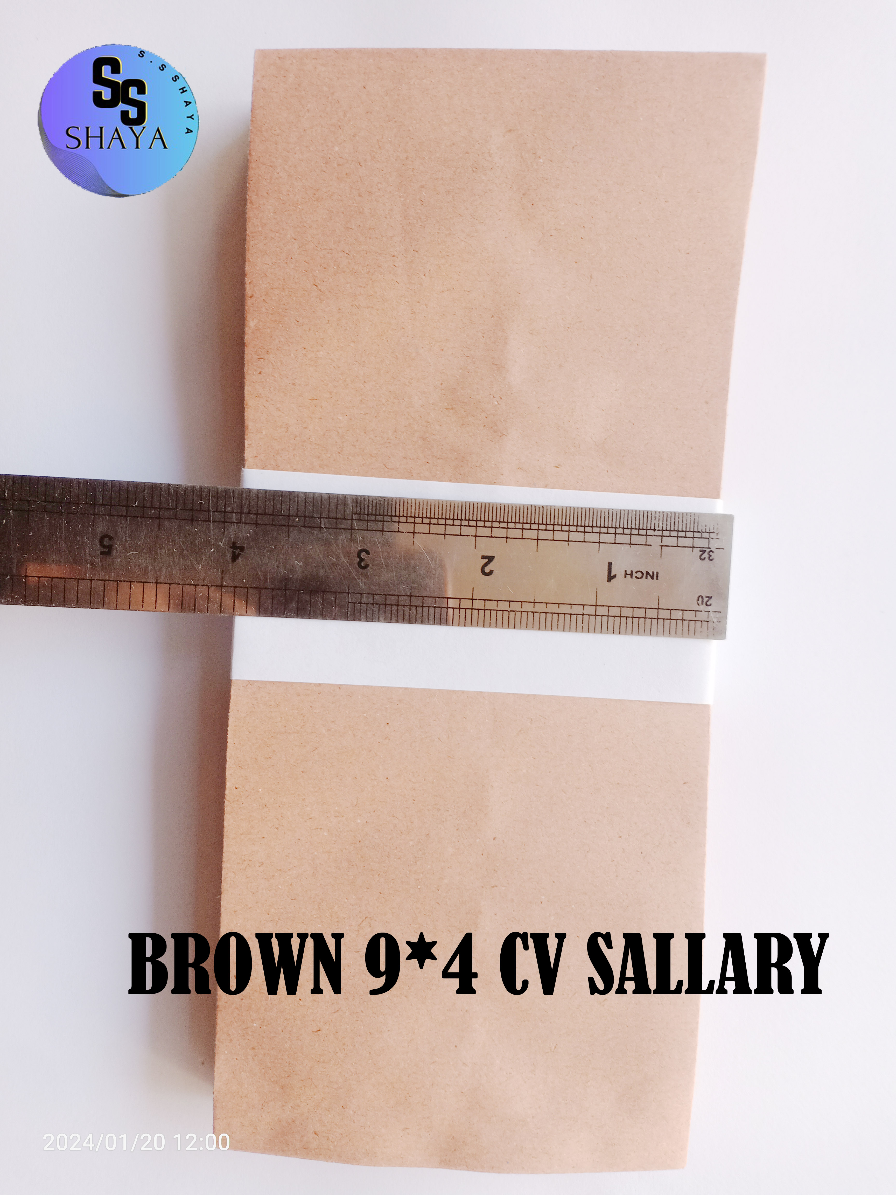 White Brown Envelope CV Salary 9x4 50 pis pkt - White Brown Envelope A4 ...
